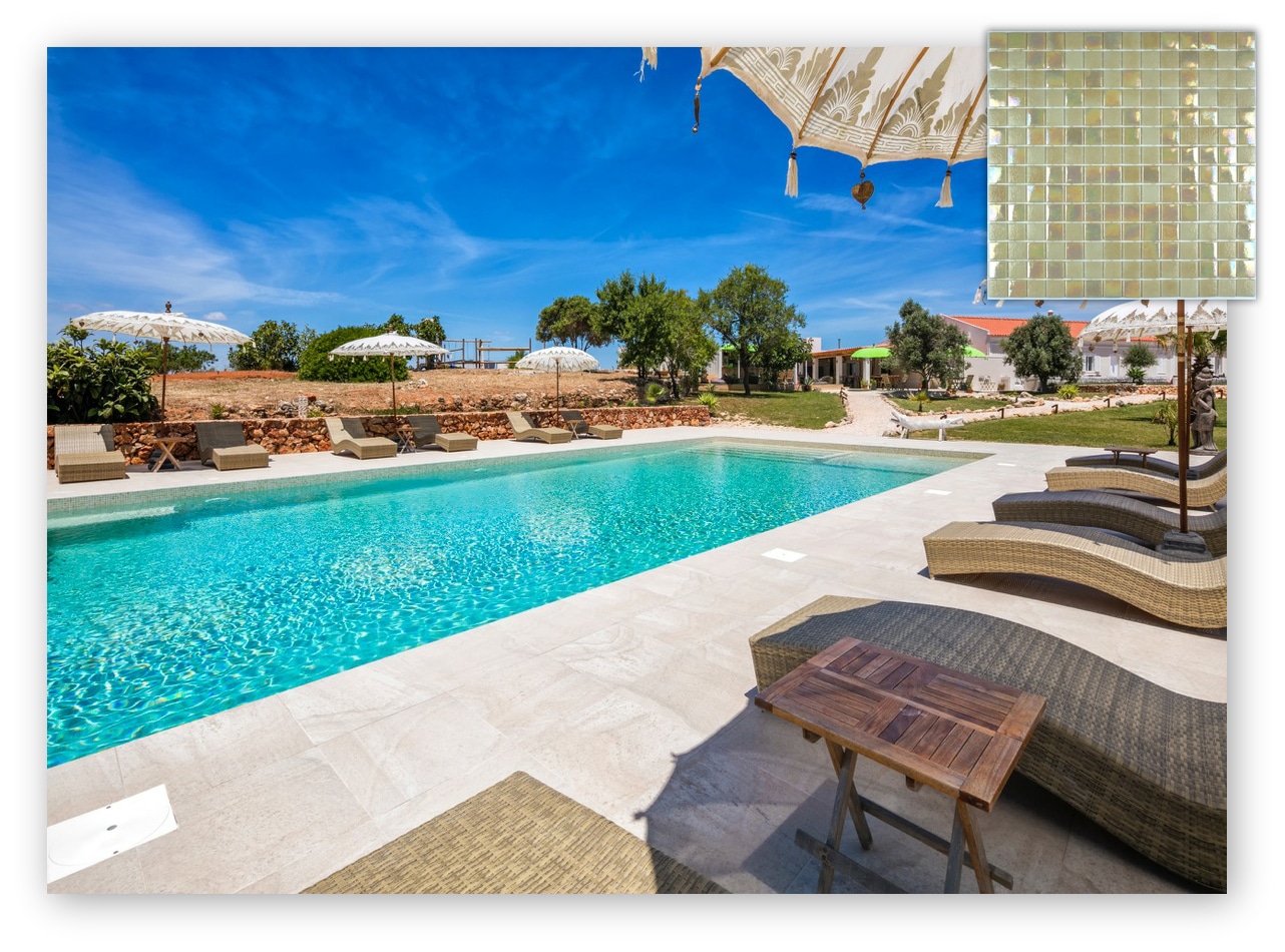 What colour will my swimming pool be? - Swimming Pool Tiles